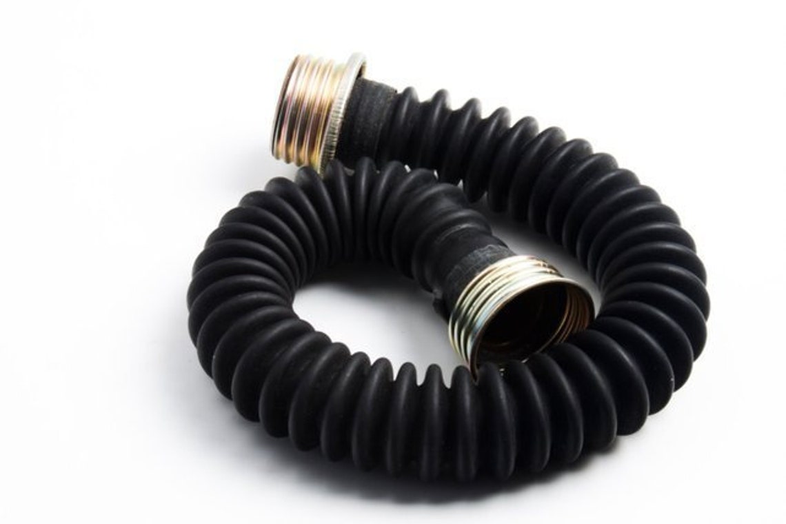 Soviet Black Rubber Gas Mask Hose Connection Between Gas Mask - Etsy