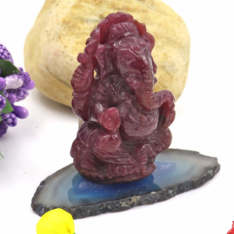 Buy 339 Cts Natural Hand Crafted Ruby Gemstone Figurines of Online in ...