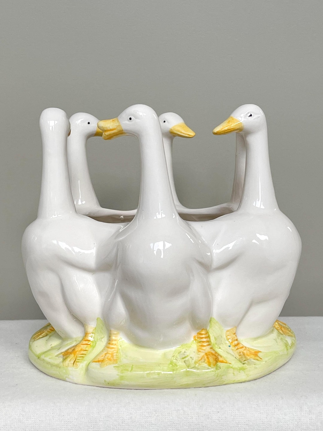 Vintage 60/70’s Gaggle of Geese. Goose. Planter. Plant Pot. Vase. - Etsy