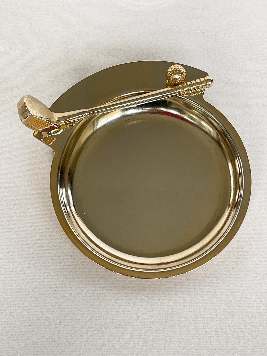 Vintage Brass Golf Pin/coin/trinket Dish. Gift. Golfing. Golfer - Etsy