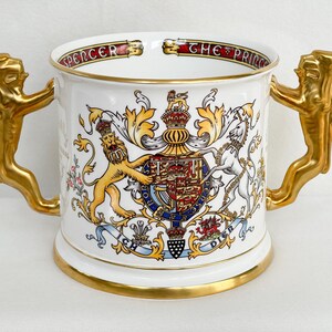 Vintage Large Paragon Commemorative Loving Cup. English Royal History ...