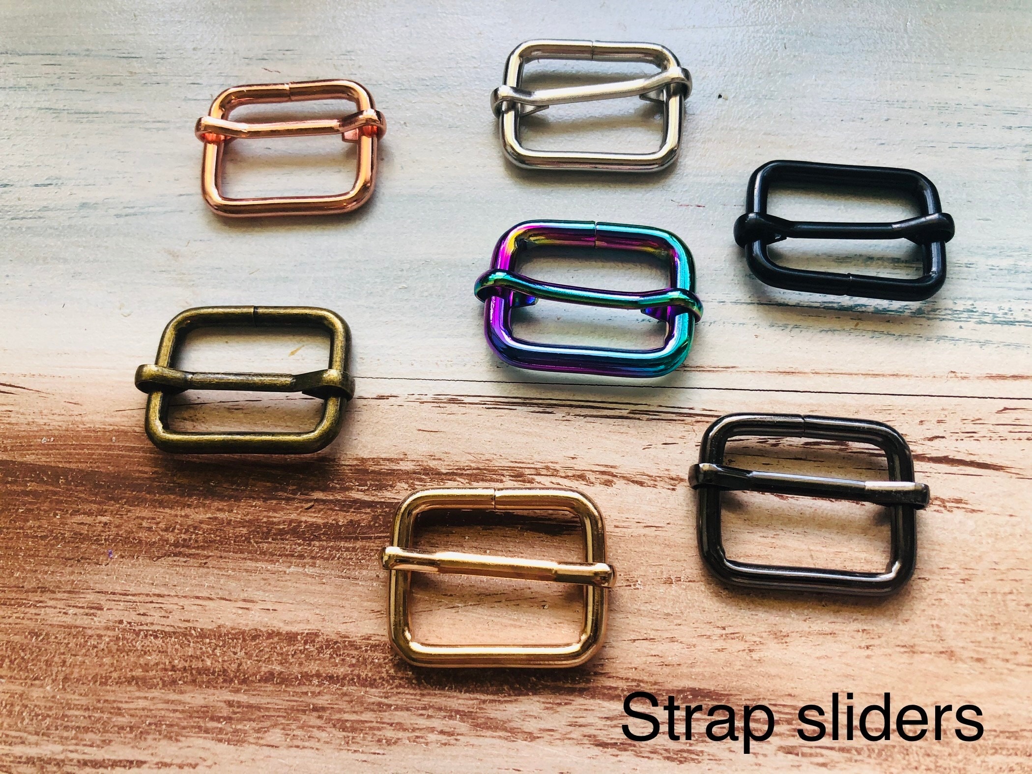 Quality Strap Sliders for Bagmaking, Belts, Coats, 13mm, 20mm, 25mm ...