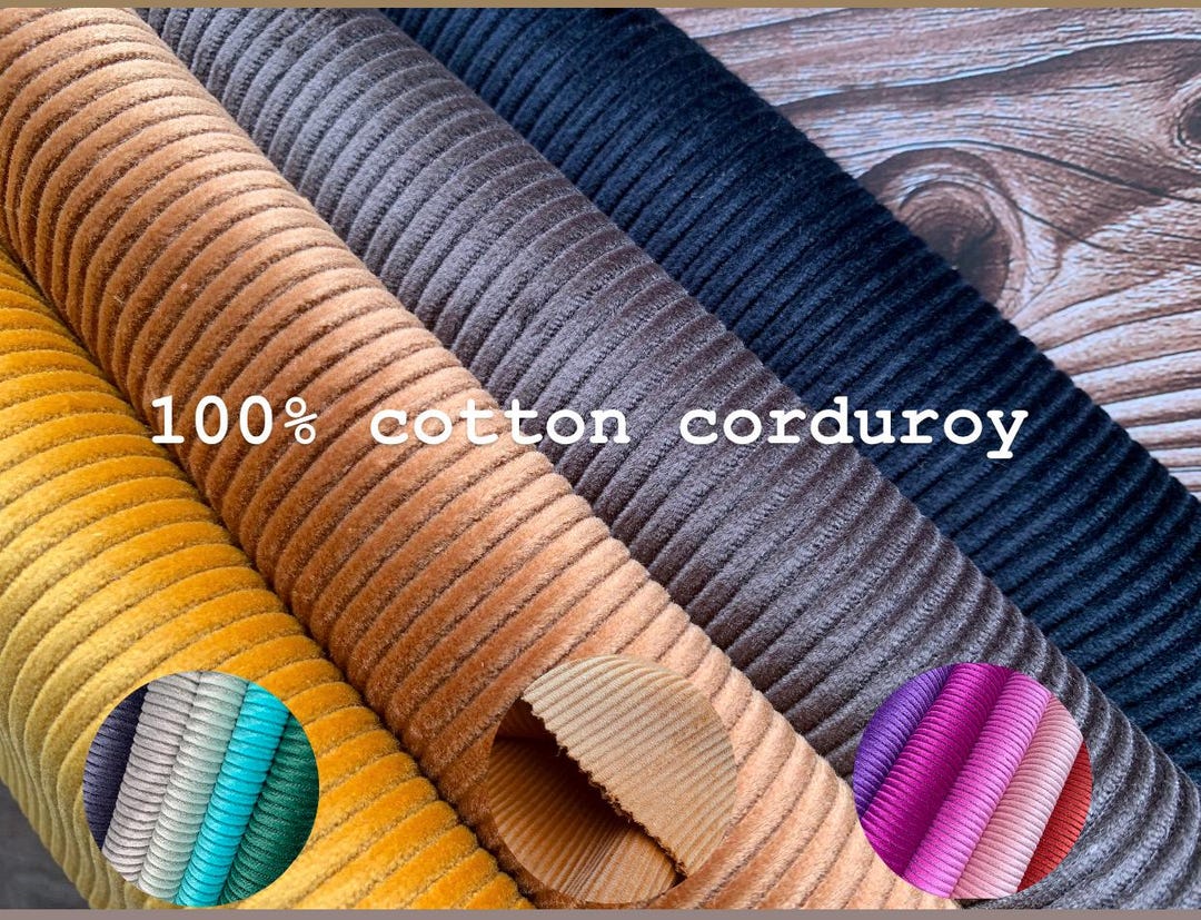 100% Cotton Corduroy, 8 Wale Corduroy E2 - Etsy