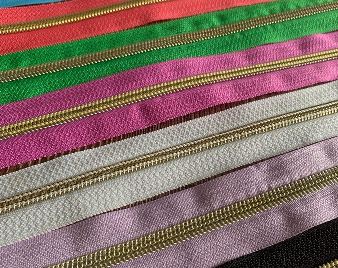 Metal Zipper Tip#5 Ocean | 1pack of 5pcs | 6 Inch-40 Inch Size & 3 ...