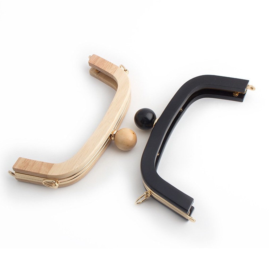 Solid Wooden Clutch Frames Kiss Lock Frames Timber Clutch - Etsy