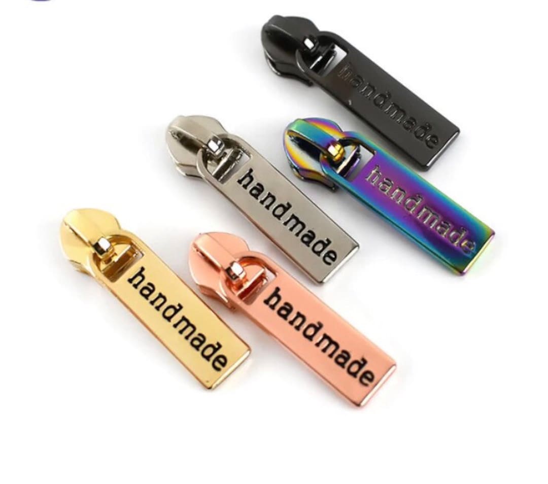 HANDMADE Zipper Pulls, Size 5 Zipper Slides for Nylon Zipper Tapes A4w ...