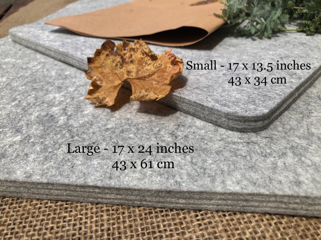 Premium Wool Felt Ironing Pad, 100% New Zealand Merino Wool, Pressing ...