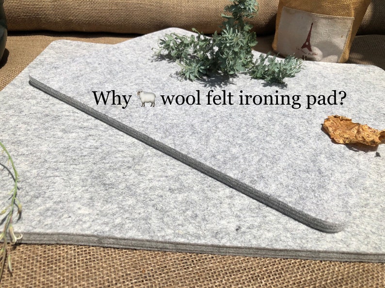 Premium Wool Felt Ironing Pad, 100% New Zealand Merino Wool, Pressing ...