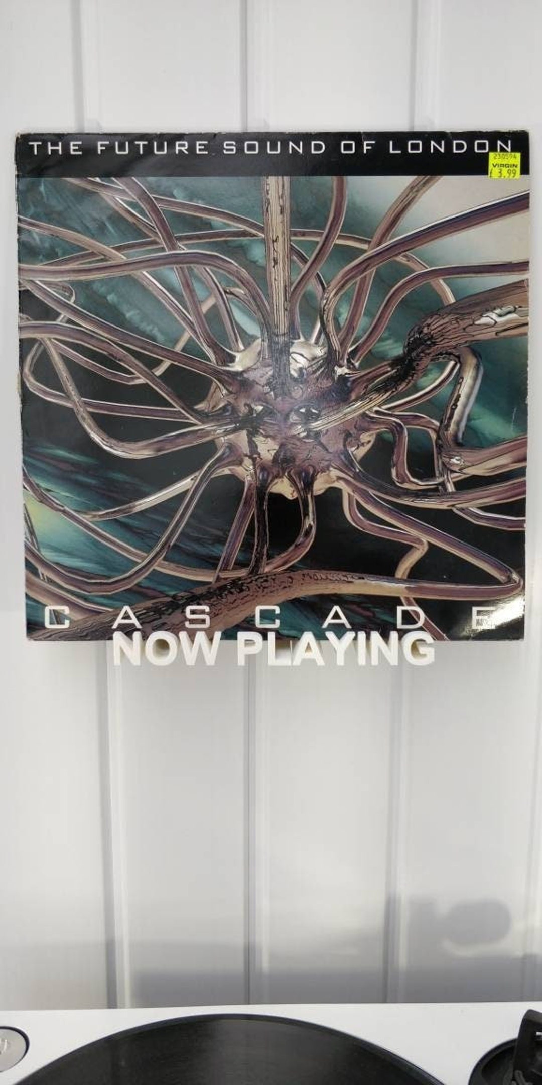 Now Playing Vinyl Lp Record Player Shelf Stand Display Your - Etsy UK