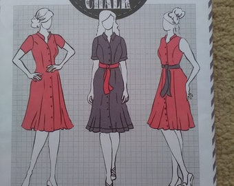 Shirt dress pattern | Etsy