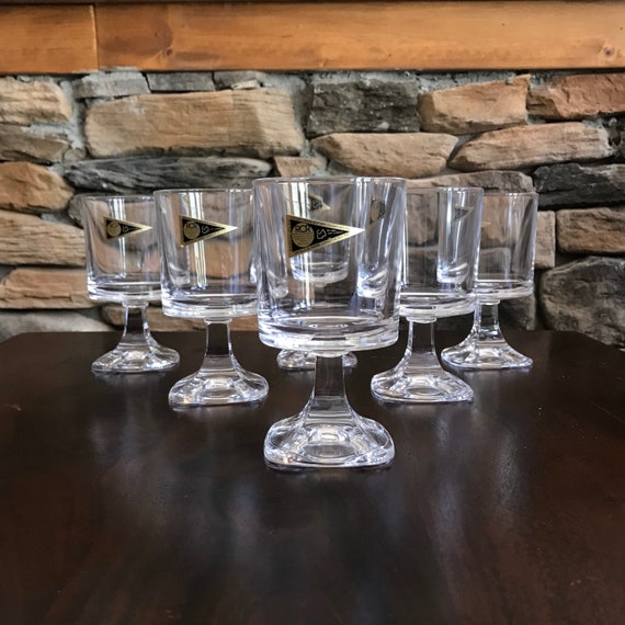 Vintage Italian Royal Crystal Rock Goblets W Original Box | Etsy