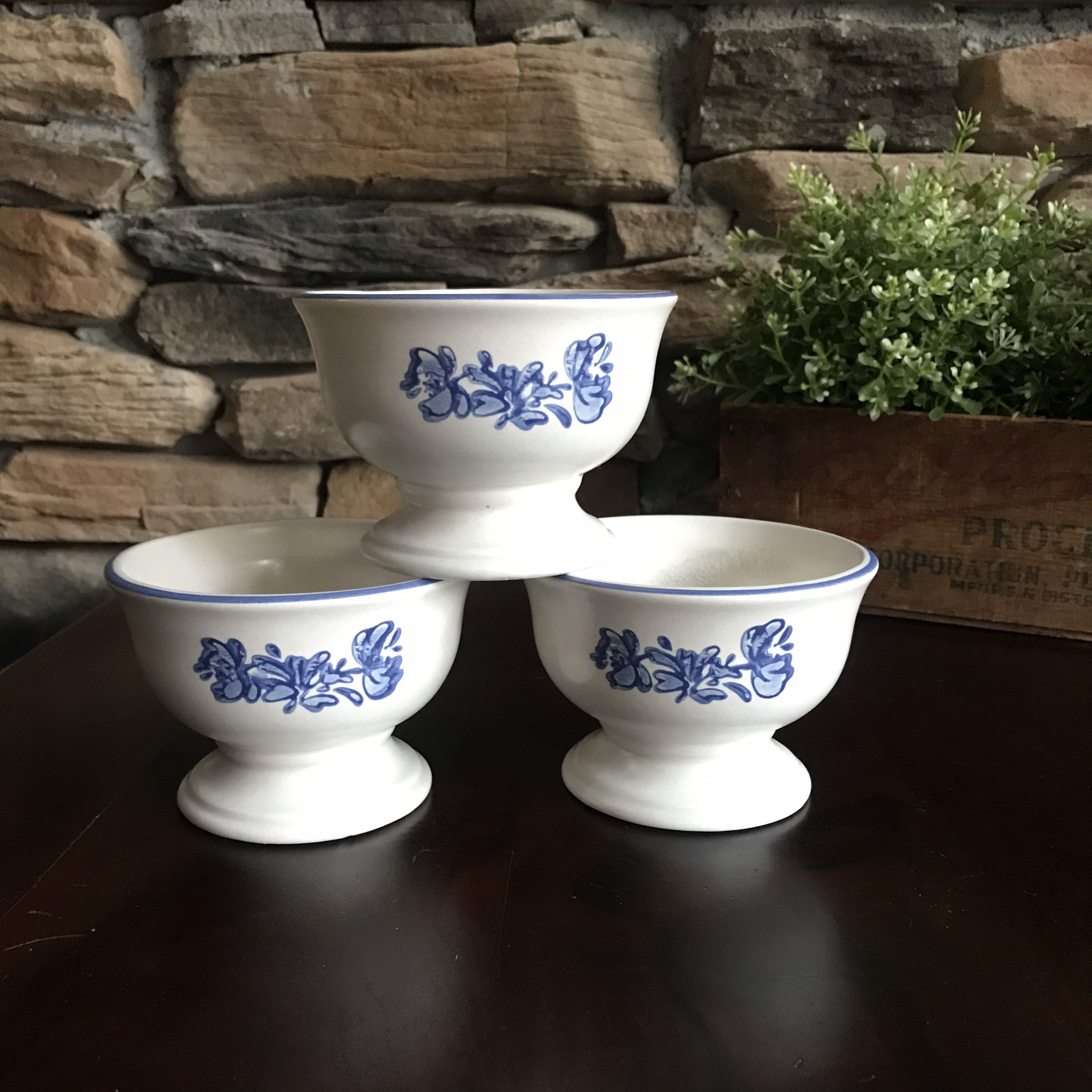 Vintage 3 Pfaltgraff Yorktowne Sherbet Cups Stoneware | Etsy