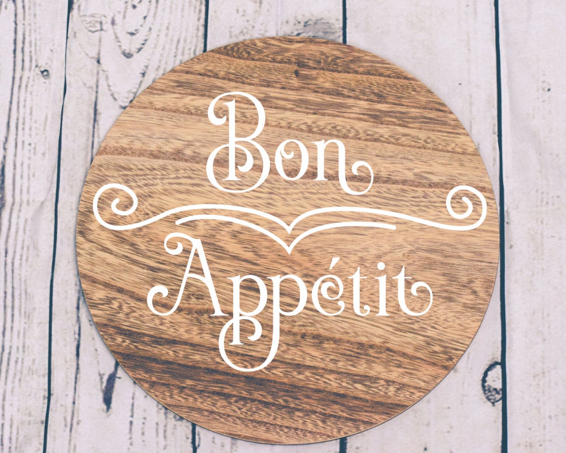 Bon Appetit SVG Bundle Bon Appetit Sign French Sign Svg - Etsy