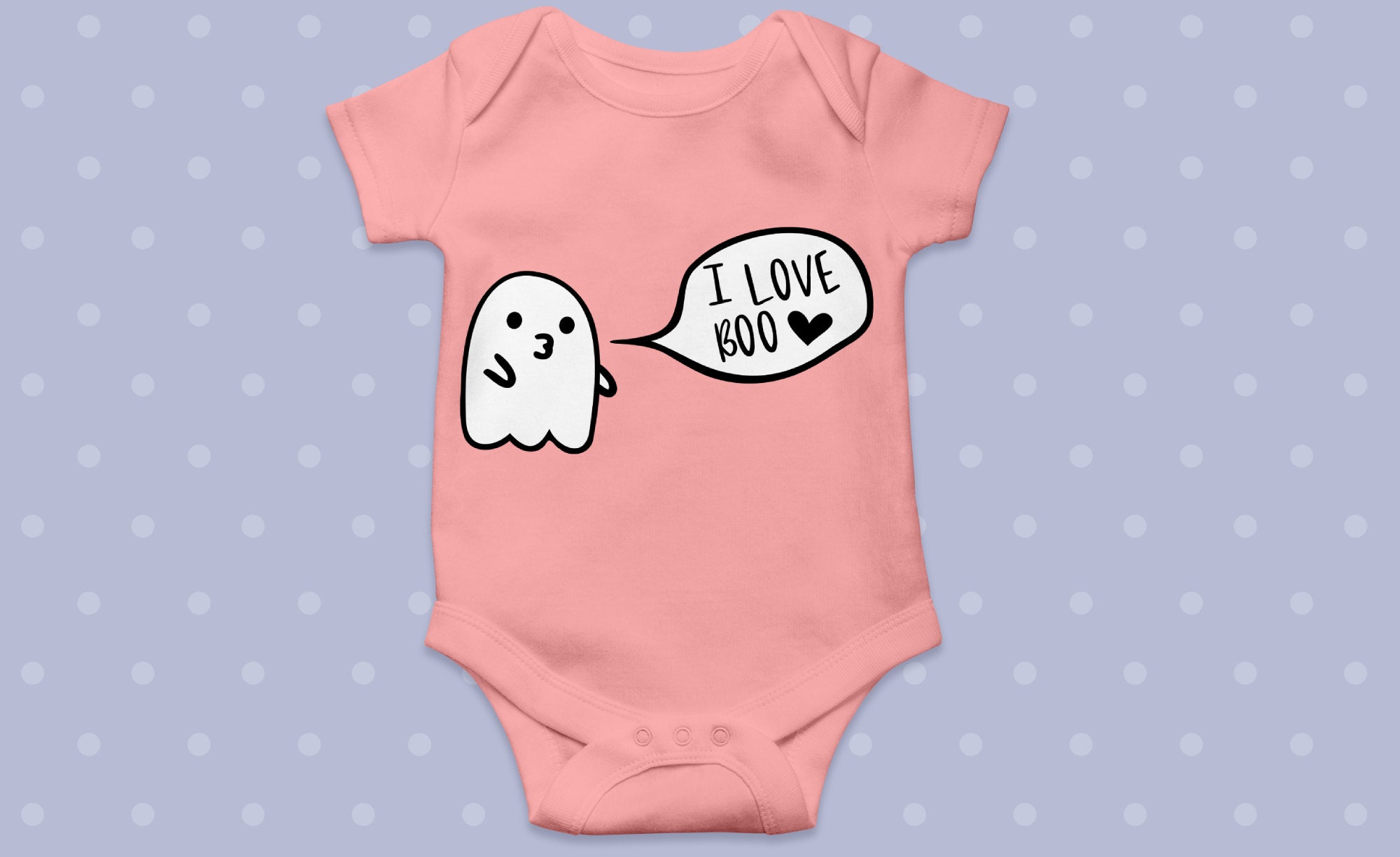 I Love Boo SVG - Cute Ghost Clipart, Kawaii Halloween Svg, Digital ...