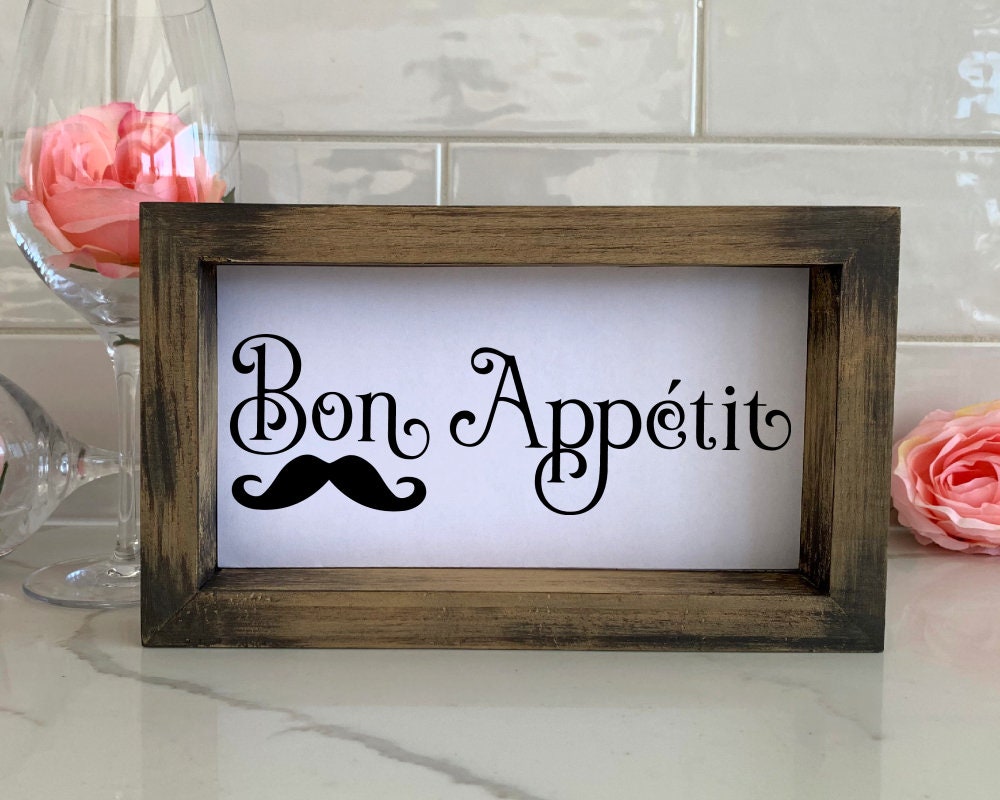 Bon Appetit SVG Bundle - Bon Appetit Sign, French Sign Svg, Kitchen Svg ...