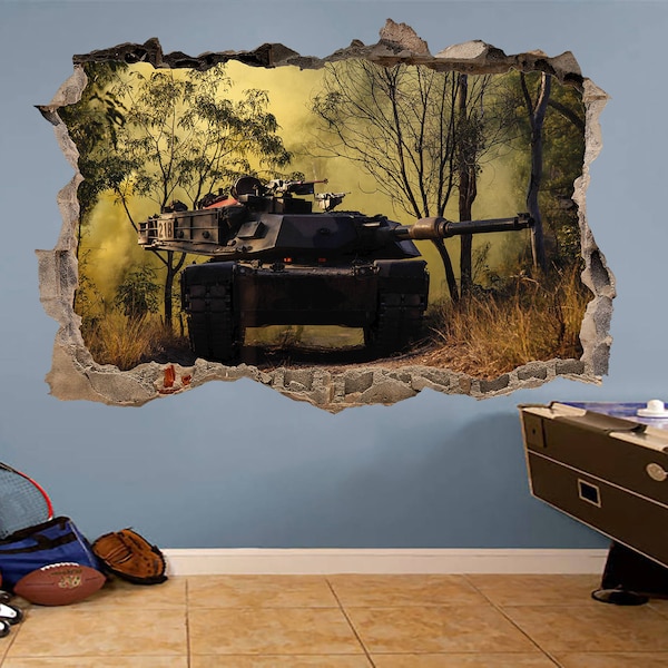 Broken Wall Decal - Etsy