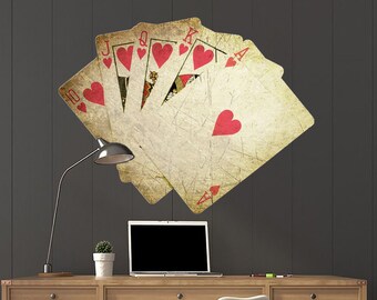 Ace Cards Wall Art - Etsy