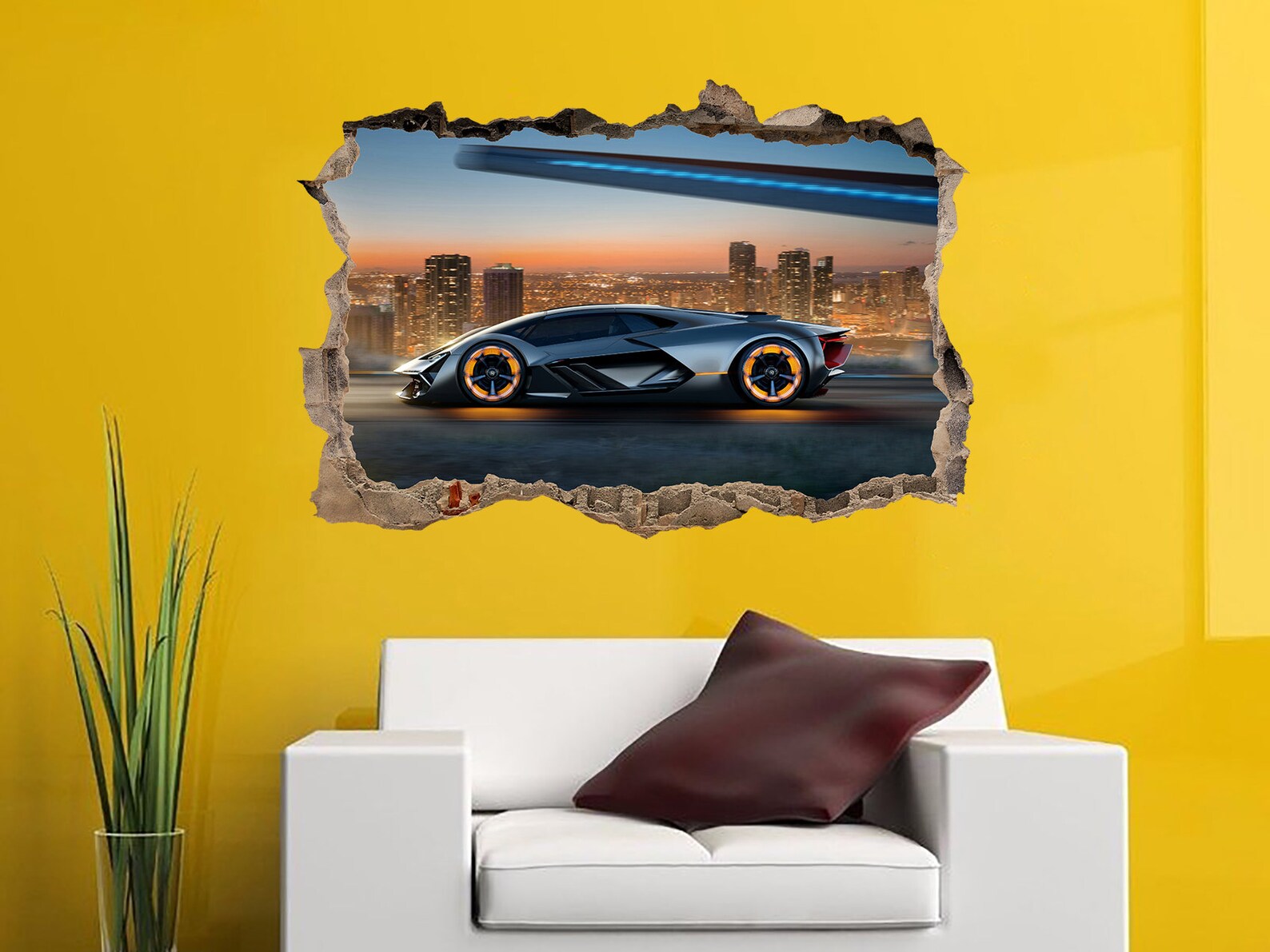 Lamborghini Art Wall Sticker Lamborghini Prints Cars Wall Decal ...