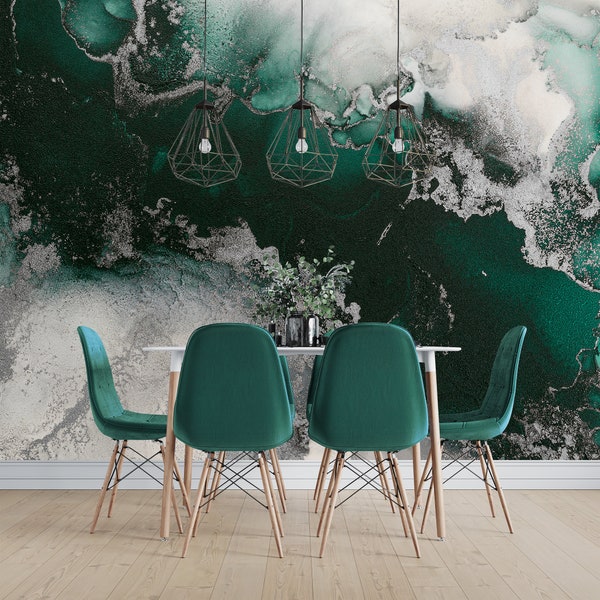 Emerald Wallpaper - Etsy