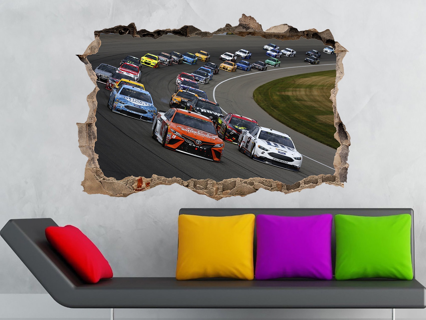 Nascar Racing cars Poster Nascar Prints Nascar Poster Racing | Etsy