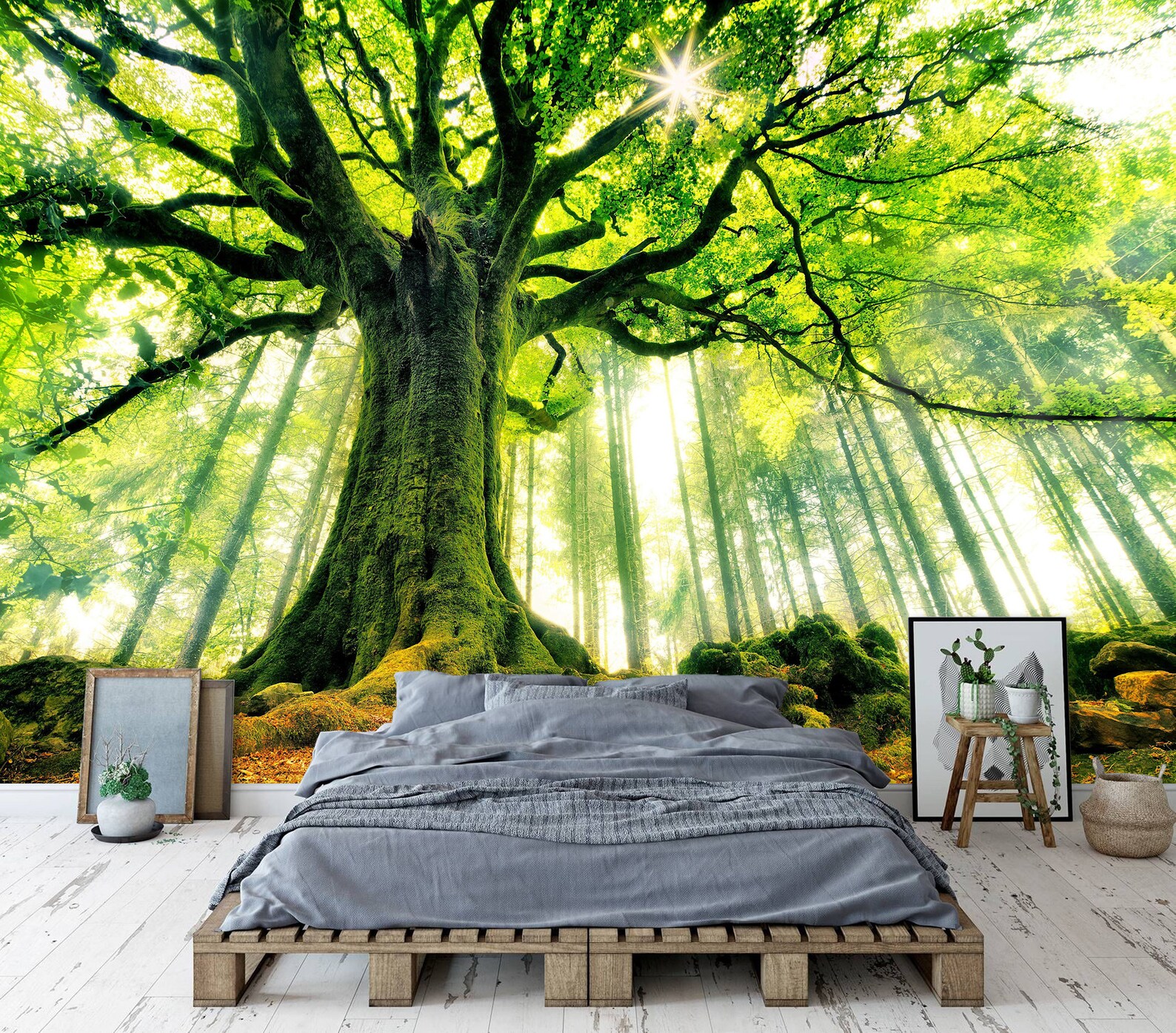 Tree of Life Mural Wallpaper Peel and Stick Non-woven - Etsy