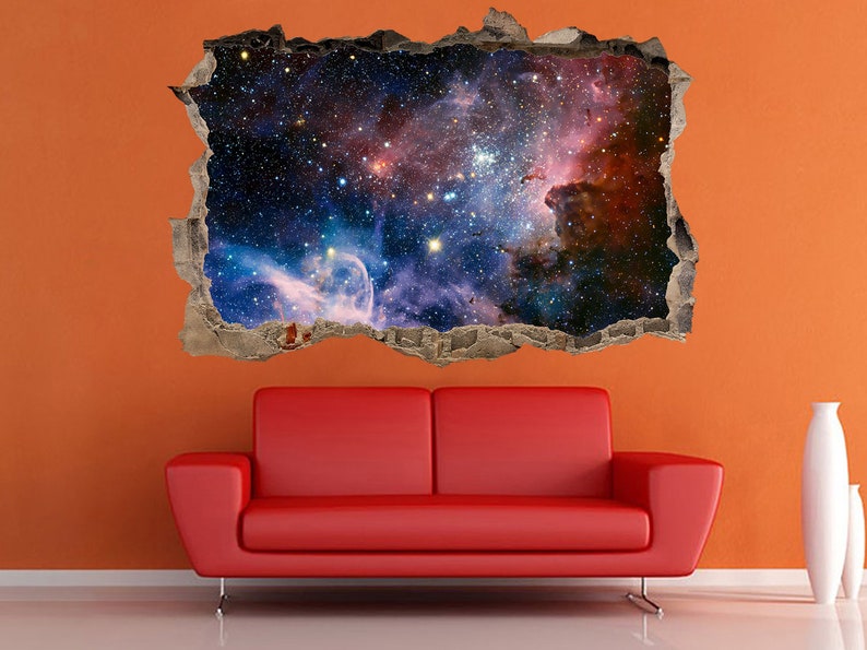 Planetary Nebula Wall Sticker Space Astronomy Decal Space Wall - Etsy