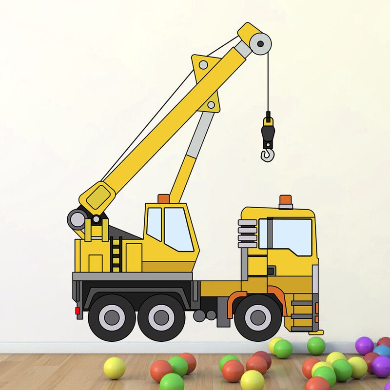 Crane Wall Decal - Etsy