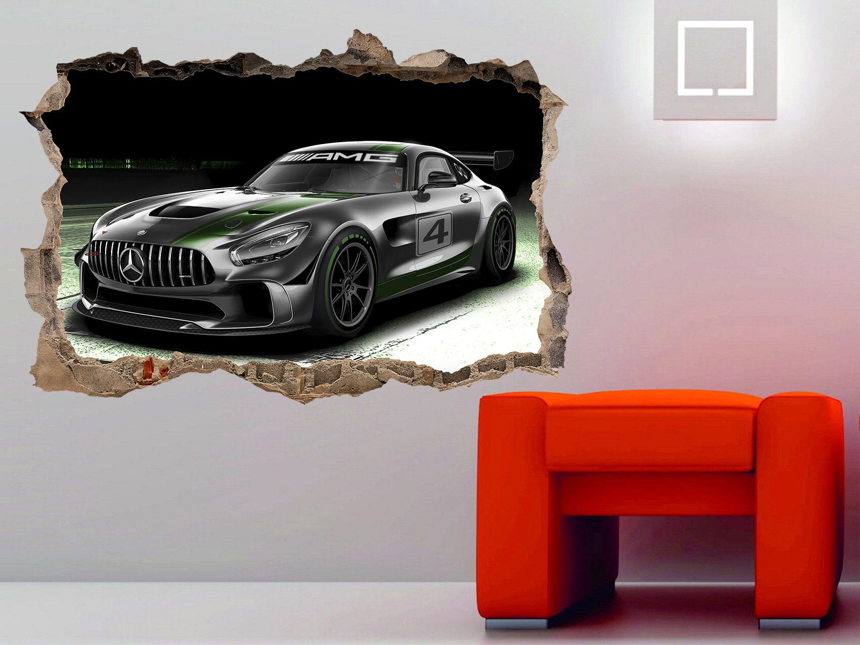 Mercedes AMG Decal Mercedes Wall Sticker Mercedes Print Sport - Etsy