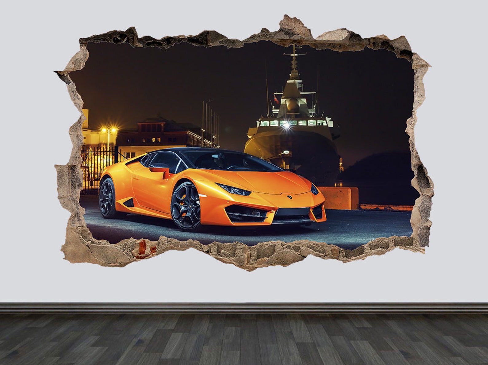 Lamborghini Decal Huracan Sticker Huracan Print Lambo Wall - Etsy