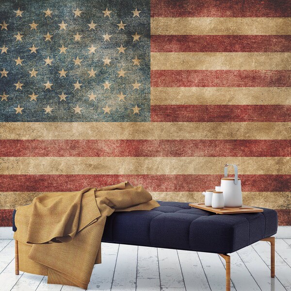 Usa Flag Wallpaper - Etsy