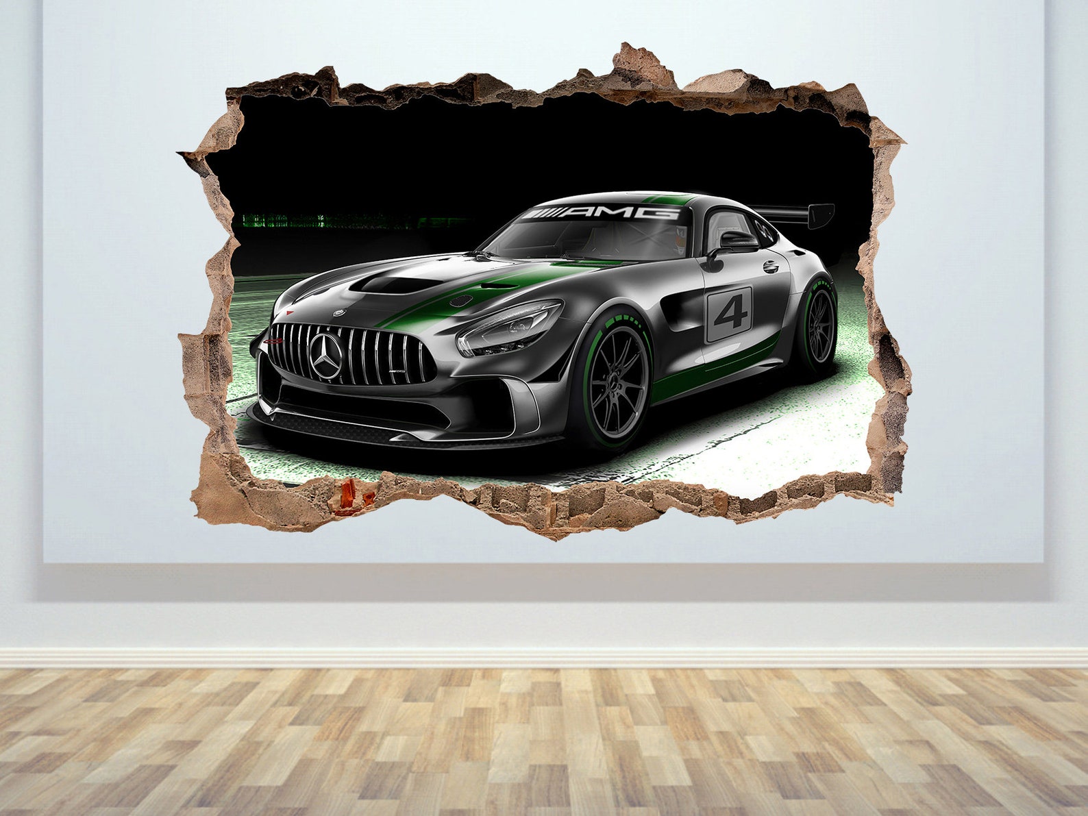 Mercedes AMG Decal Mercedes Wall Sticker Mercedes Print Sport - Etsy