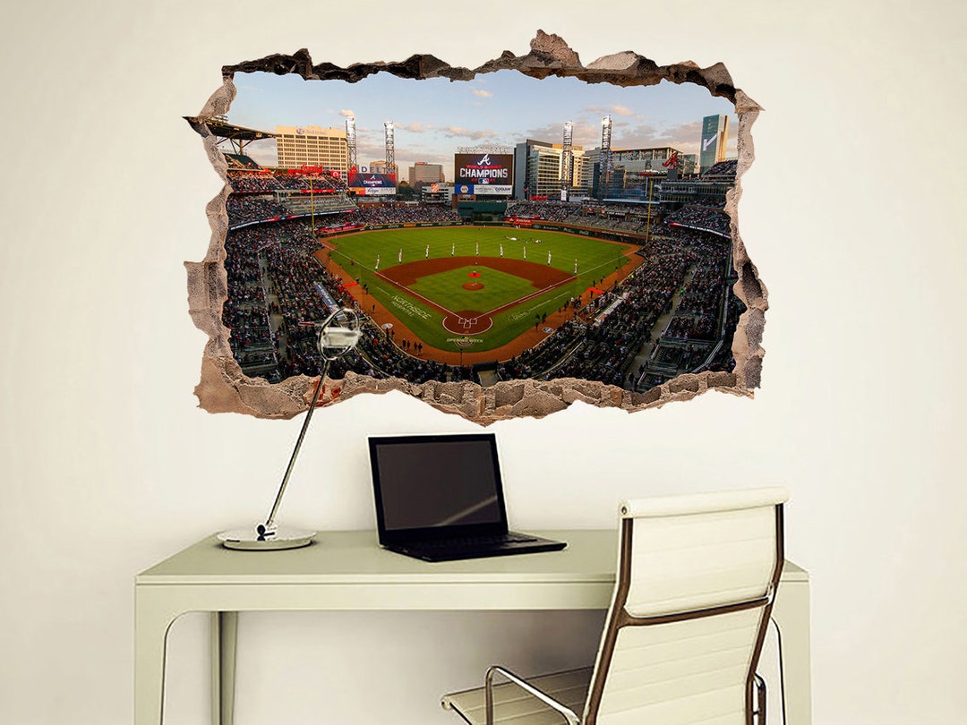 Truist Stadium Wall Sticker Baseball Stadium Wall Decal Stadium Wall ...