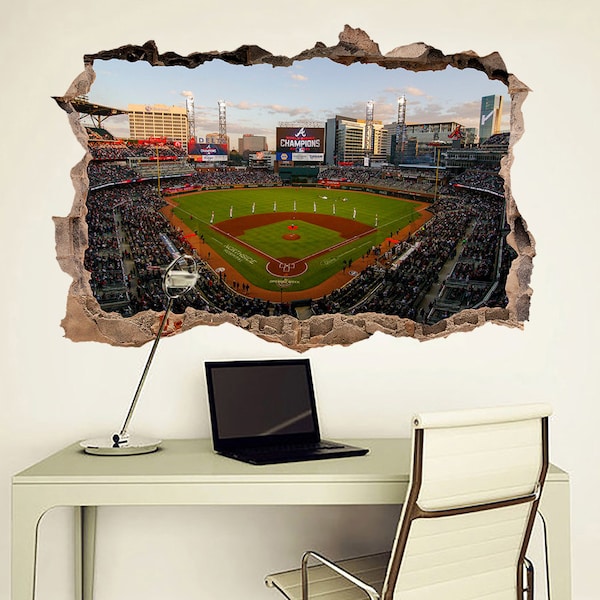 Baseball Decal Wall - Etsy