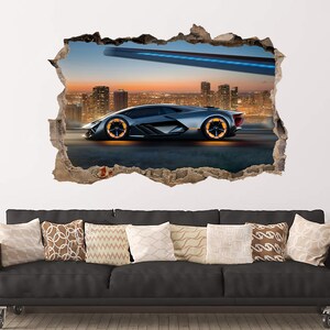 Lamborghini Art Wall Sticker Lamborghini Prints Cars Wall Decal ...