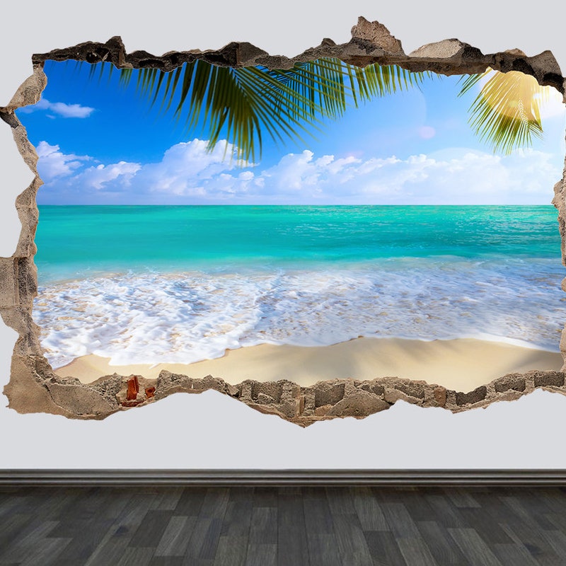 Beach Wall Decal - Etsy