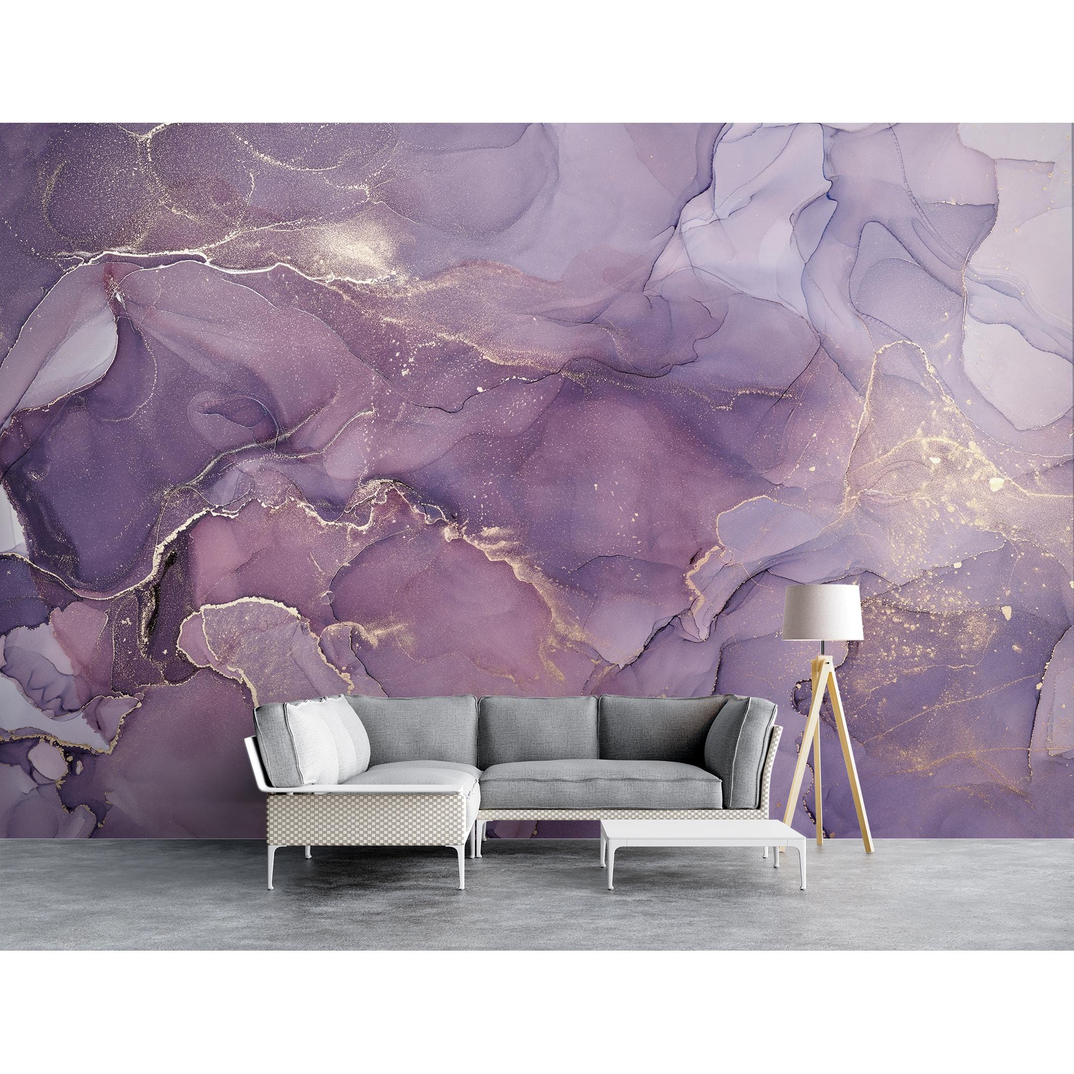 Purple Feature Wallpaper
