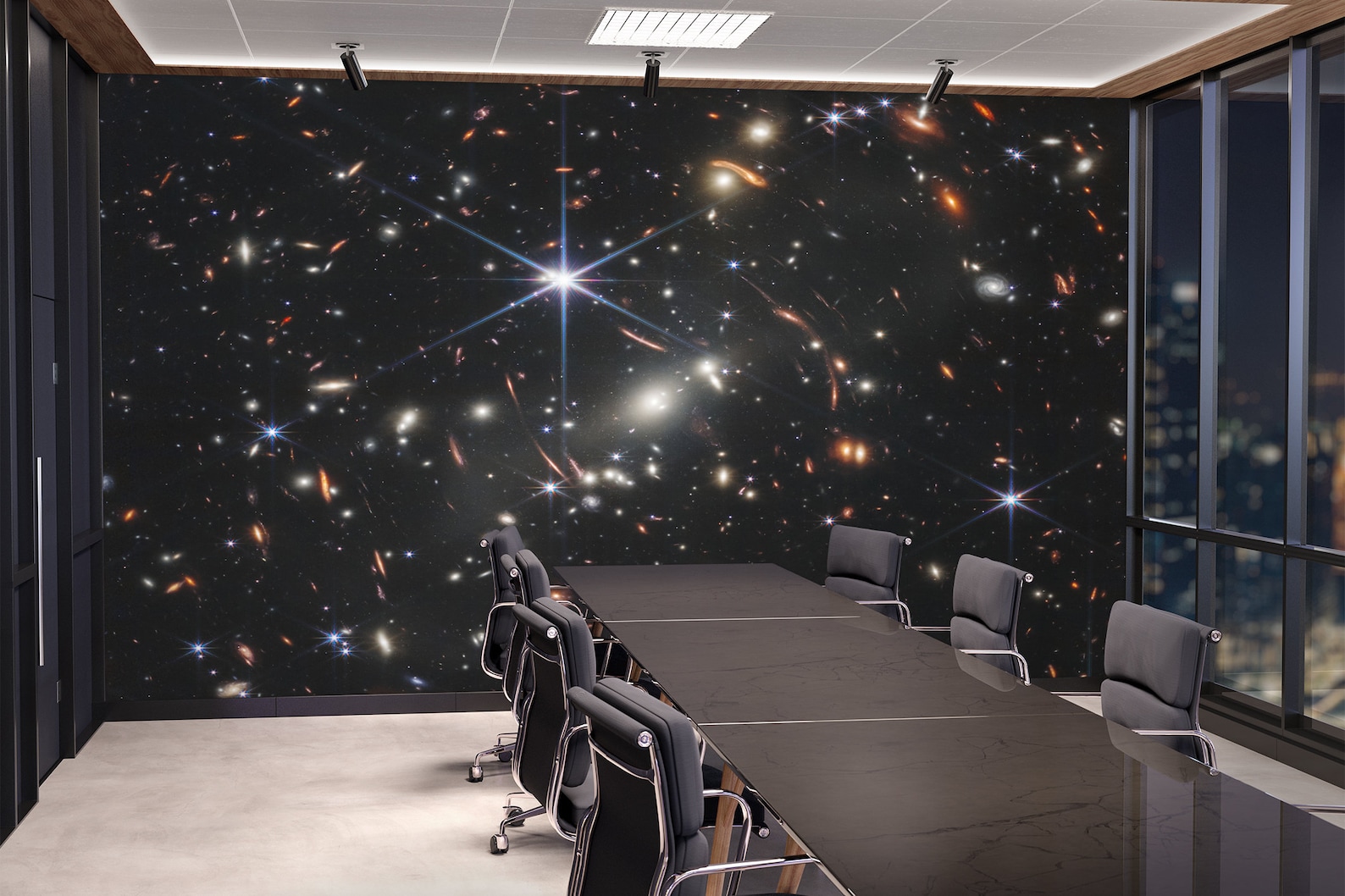 Night Starry Sky Wallpaper Deep Space Photo Wallpaper Peel and - Etsy