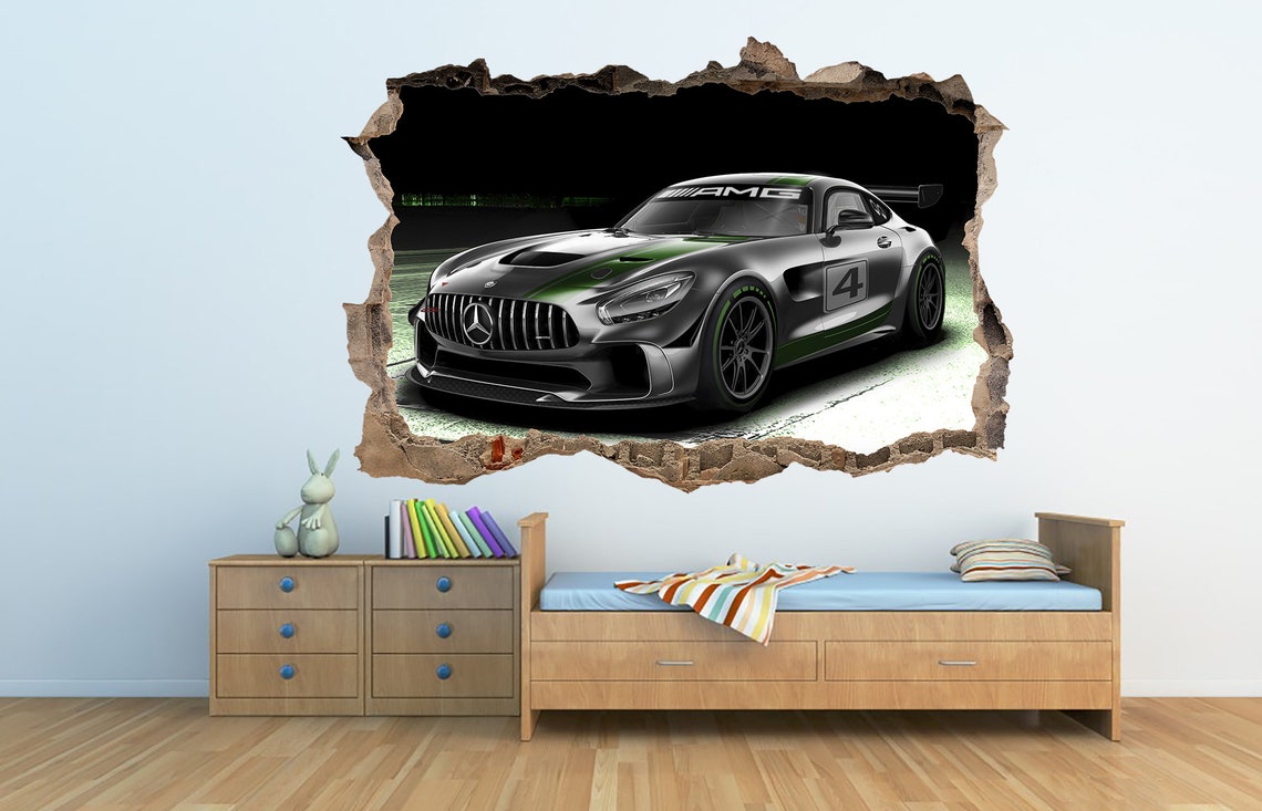Mercedes AMG Decal Mercedes Wall Sticker Mercedes Print Sport - Etsy