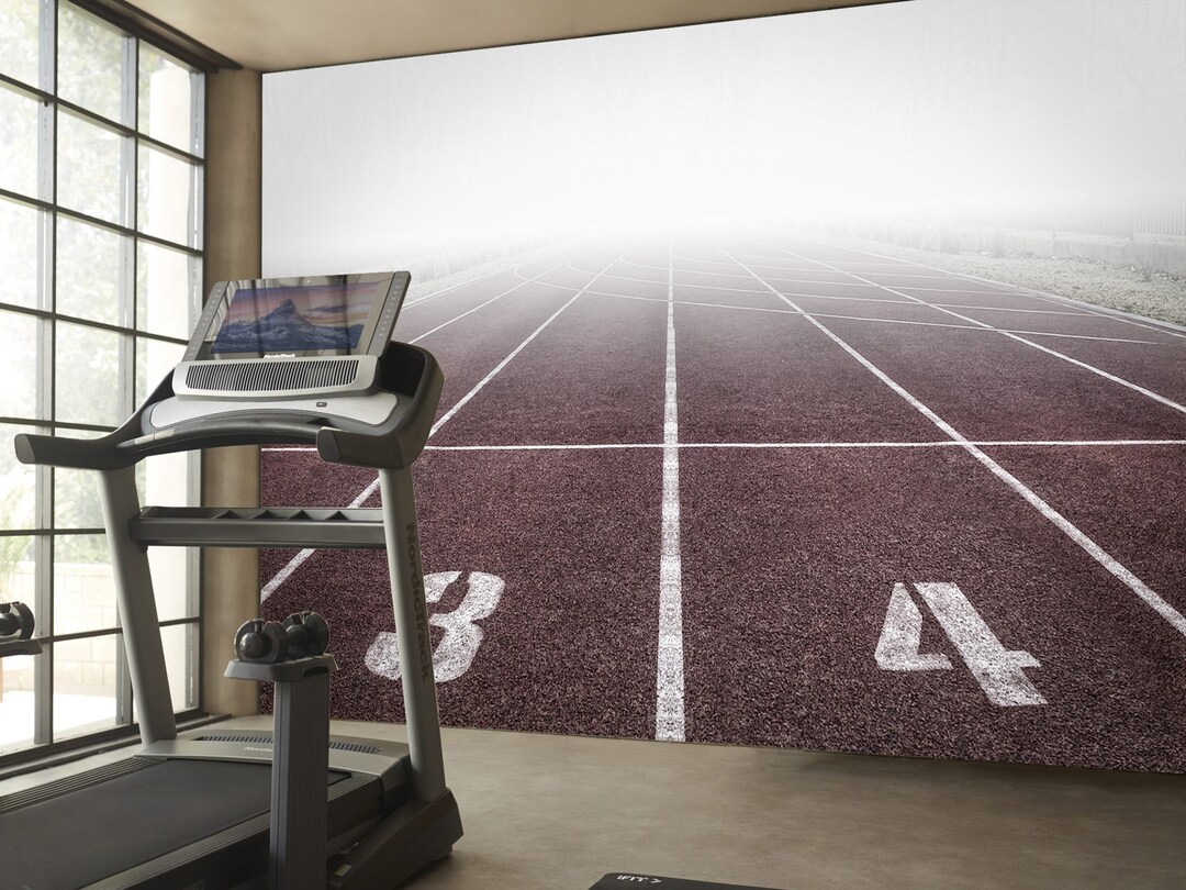 Running Track Wallpaper Peel and Stick Track and Field Athletics Wall ...
