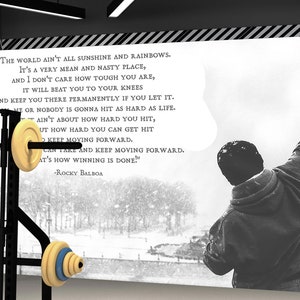 Gym Wallpaper Sport Motivation Gym Wall Mural Boxing Sport Room ...