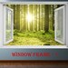 3D Window Decal Forest Landscape Wall Decor Vinyl Sticker - Etsy