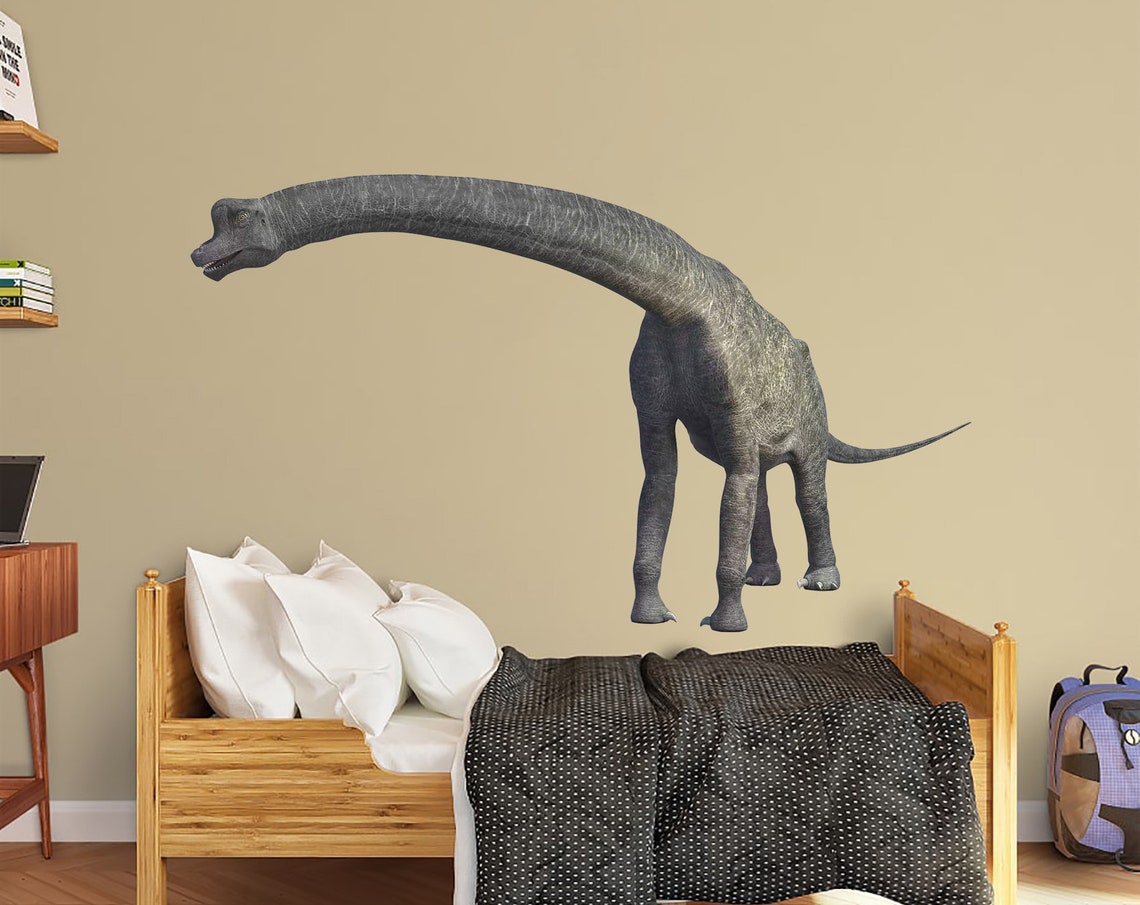 Brachiosaurus Dinosaur Wall Decal Playroom Wall Decor Nursery | Etsy