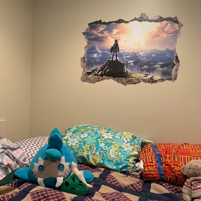 The Legend of Zelda Wall Art Decal Zelda Decor Game Wall Art - Etsy