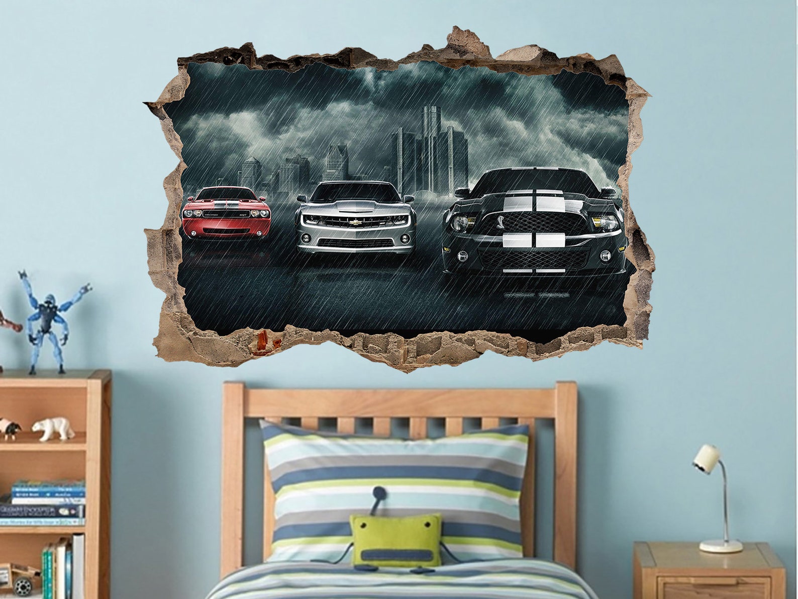 American Muscle Cars Vinyl Sticker Cars Decal Garage Decal - Etsy