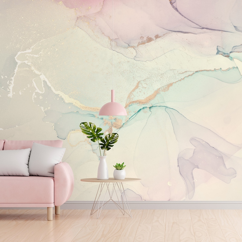 Pink Wallpaper - Etsy