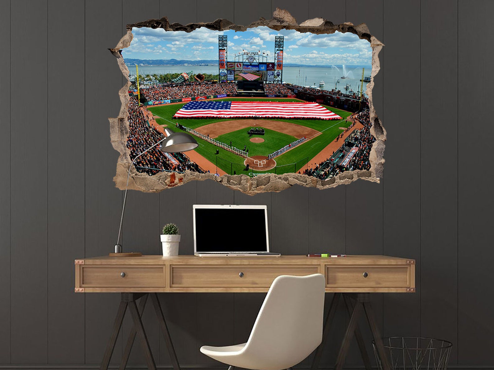 AT&T Park Stadium Decal Baseball Stadium Att Park Decal Stadium Decal ...