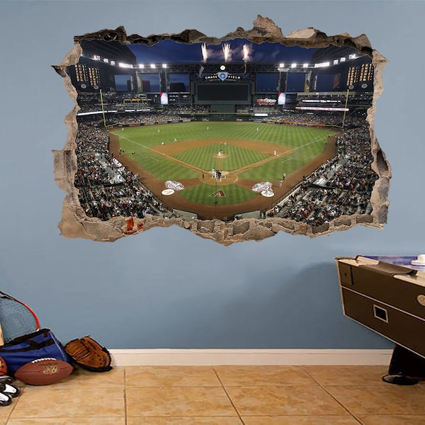 Baseball Wall Decal - Etsy