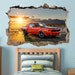 Car Wall Sticker Supercar Wall Decal Vintage Car Wall Decor Old Ford ...