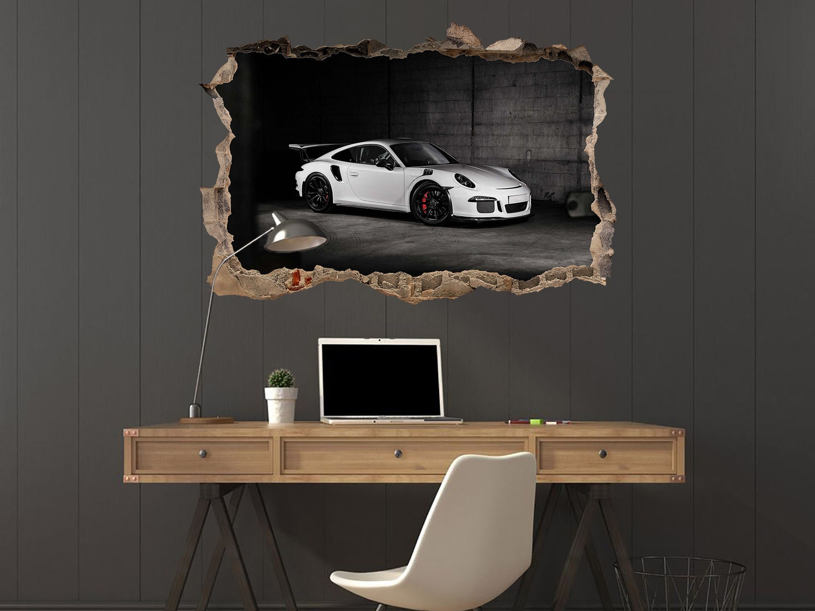 Porsche 911 Car Wall Sticker Porsche Wall Decal Porsche Print - Etsy
