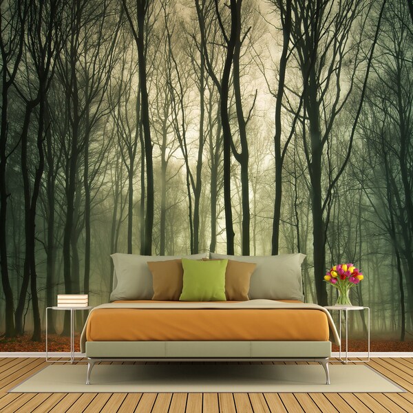 Forest Wallpaper - Etsy
